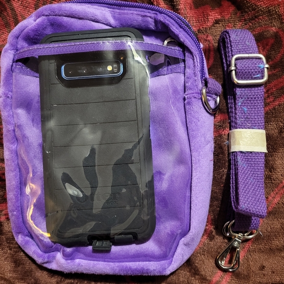 Pokemon | Accessories | Fuzzy Pokemon Gengar Bag Purse Crossbody | Poshmark